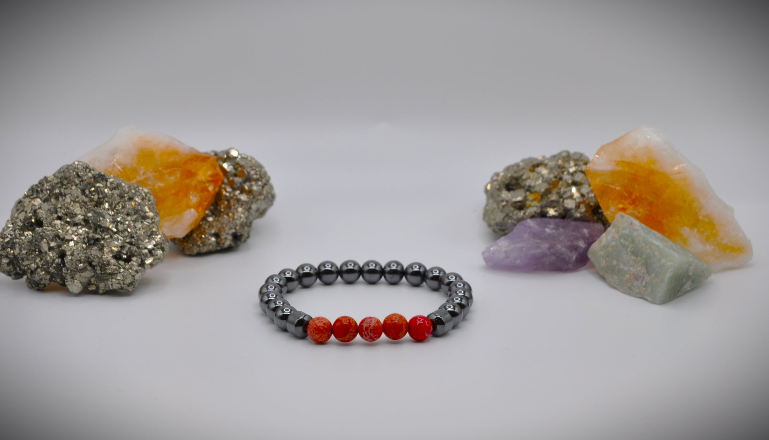 Hematite with Red Sea Sediment Beads – Gaia Gems
